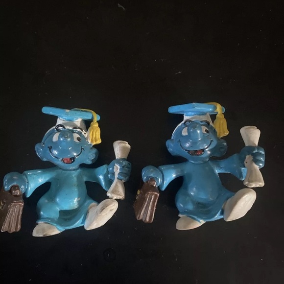 Toys | Smurfs Graduation Figures Vintage 198s 2 | Poshmark